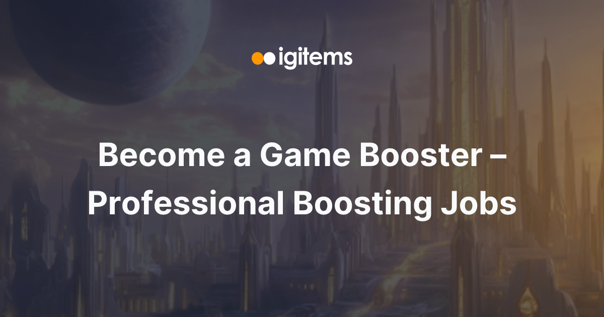 Booster Application - IGItems | igitems