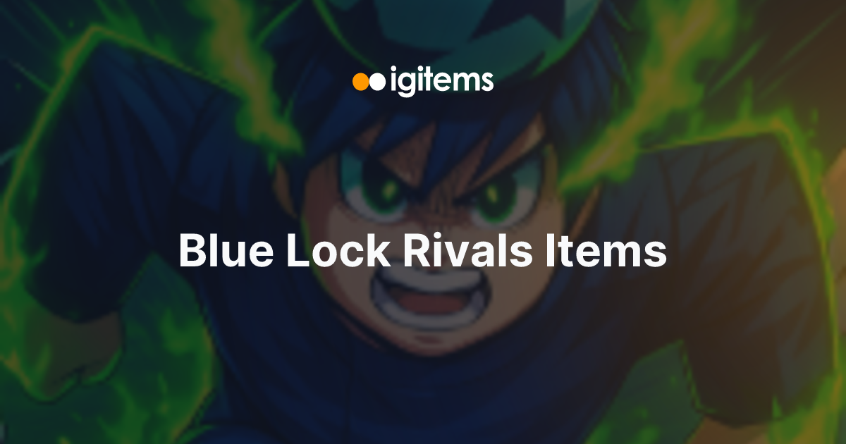 Itens de Rivais de Blue Lock à Venda – Entrega Instantânea