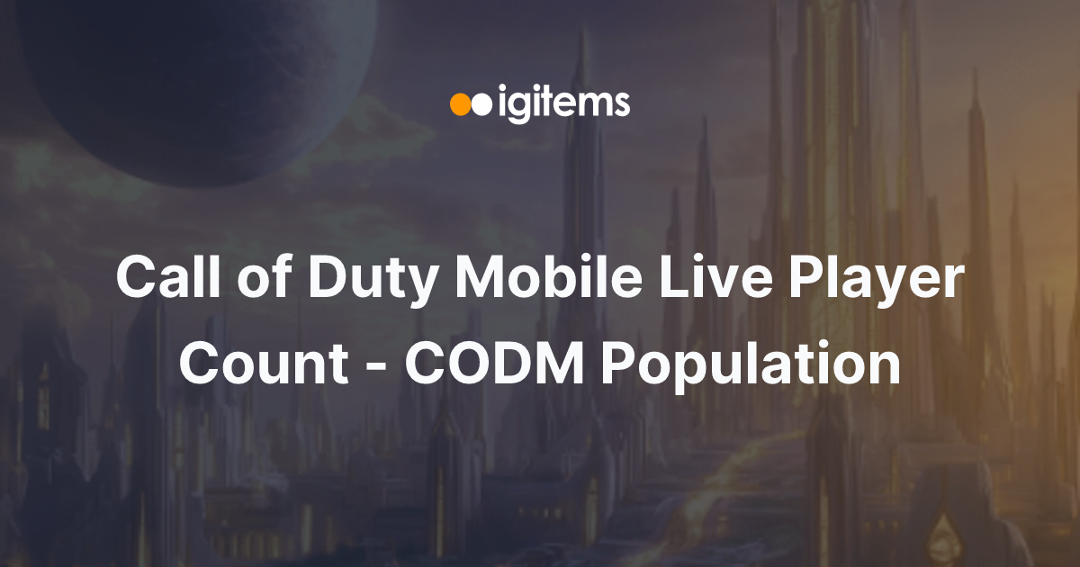 Call of Duty Mobile Live Player Count - CODM Population