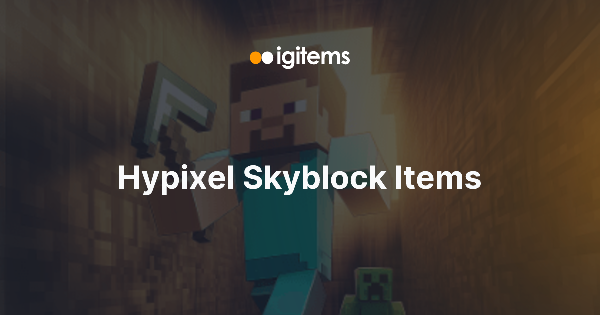 Minecraft Hypixel Skyblock Artikel kaufen - Schnelle Lieferung