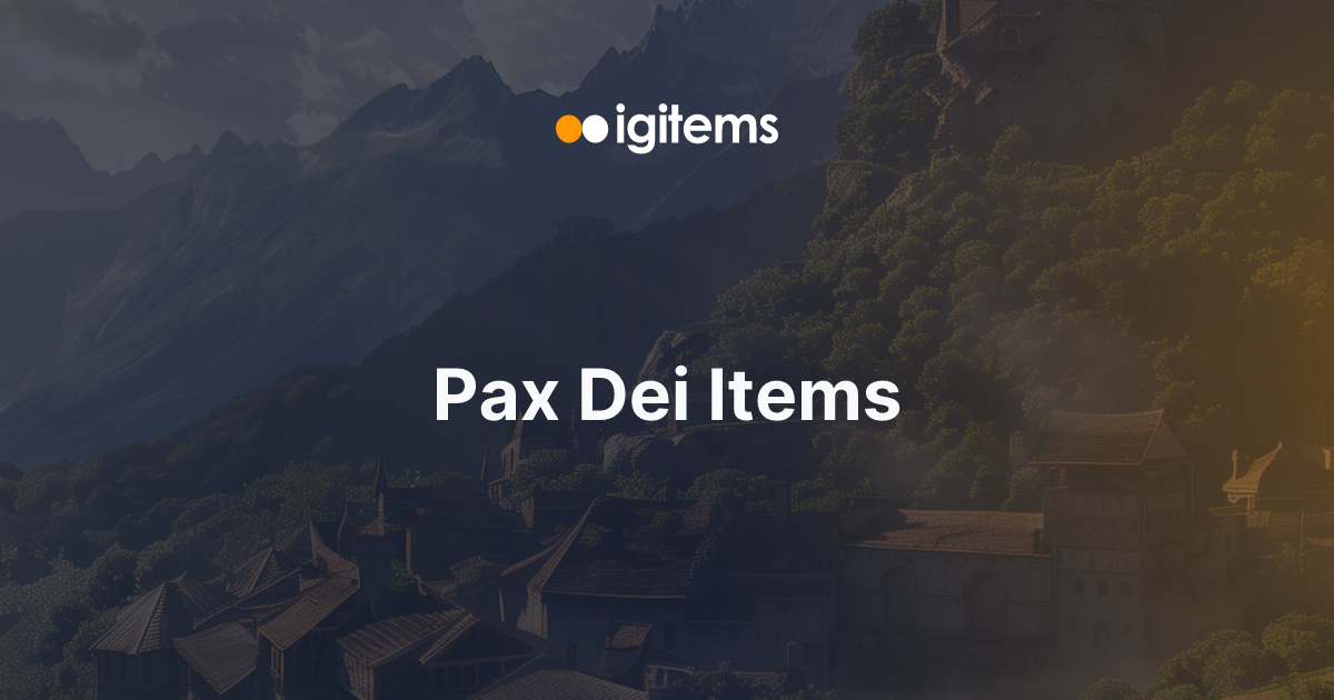パックス・デイ・アイテムを購入する - igitemsで中世の冒険を楽しもう