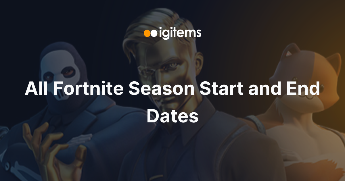 All Fortnite Season Start and End Dates