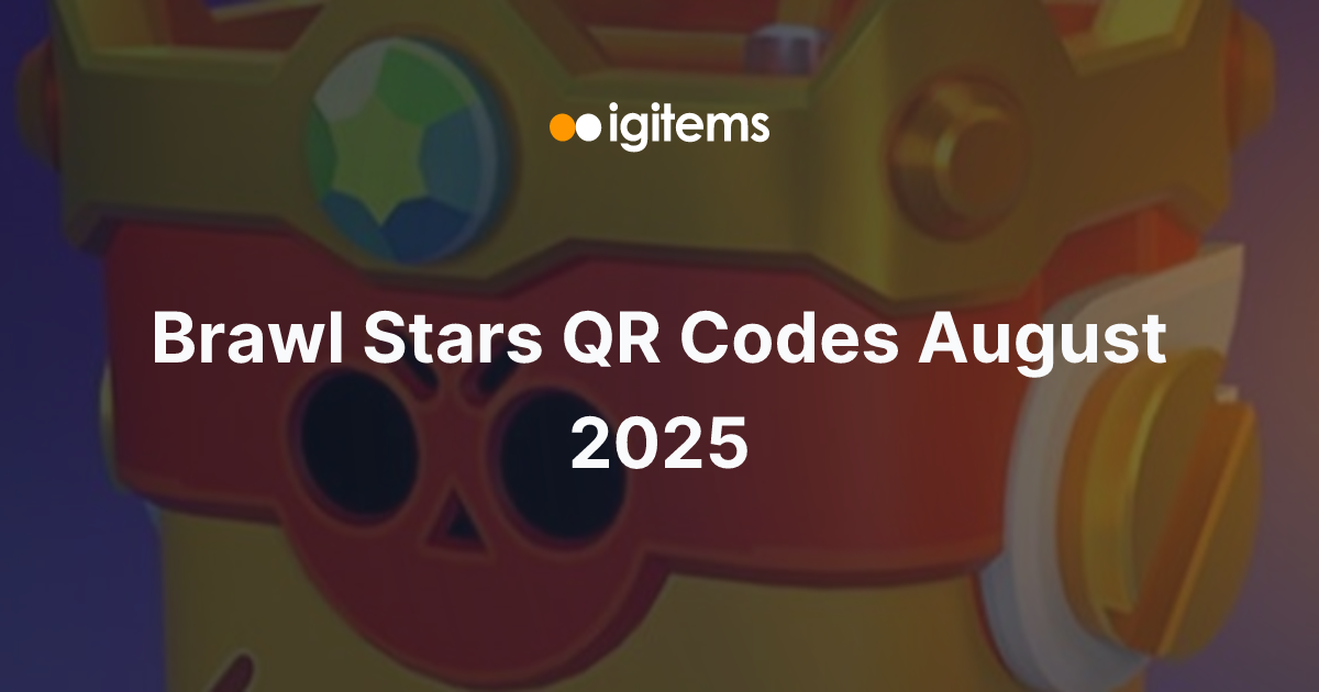 Brawl Stars QR-koder august 2025