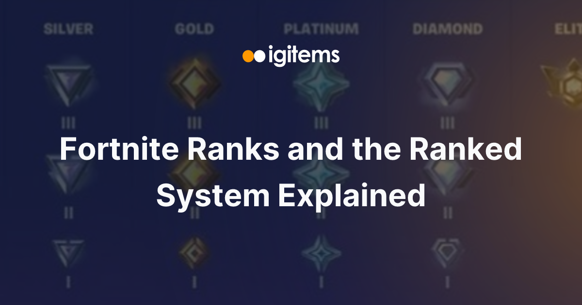 Fortnite Ranks and the Ranked System Explained