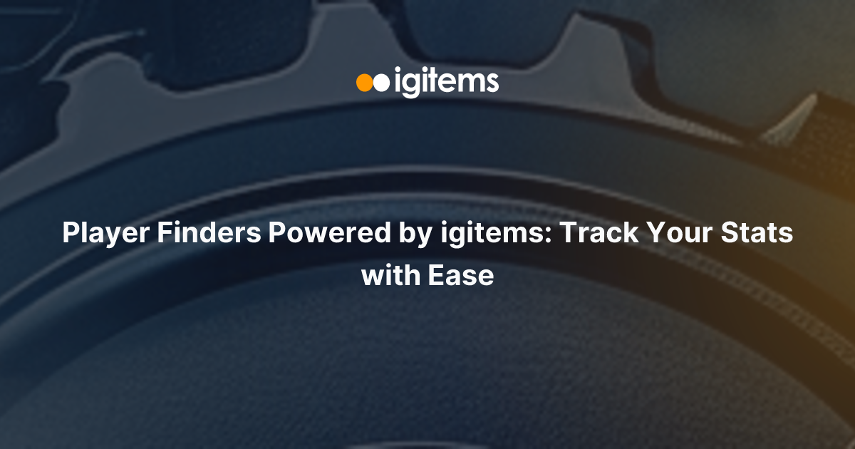 Player Finders Powered by igitems: Track Your Stats with Ease