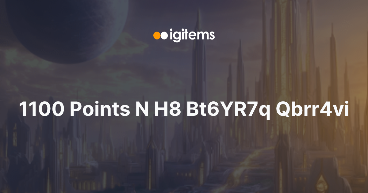 1100 Points | igitems