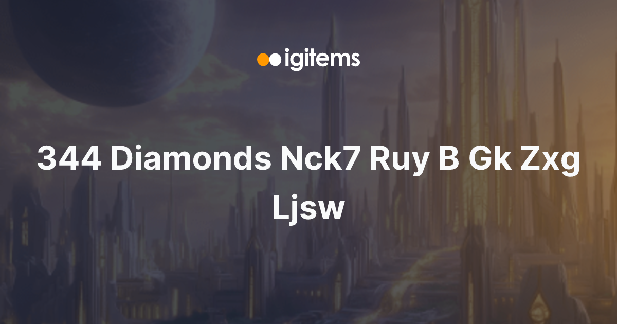 344 Diamonds | igitems