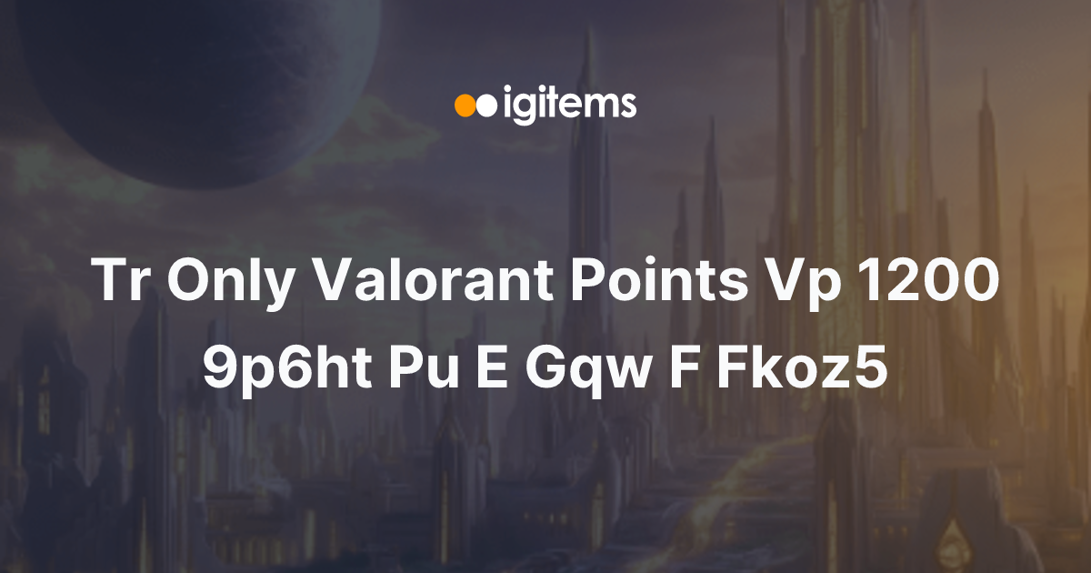 [TR] VP 1200 | igitems