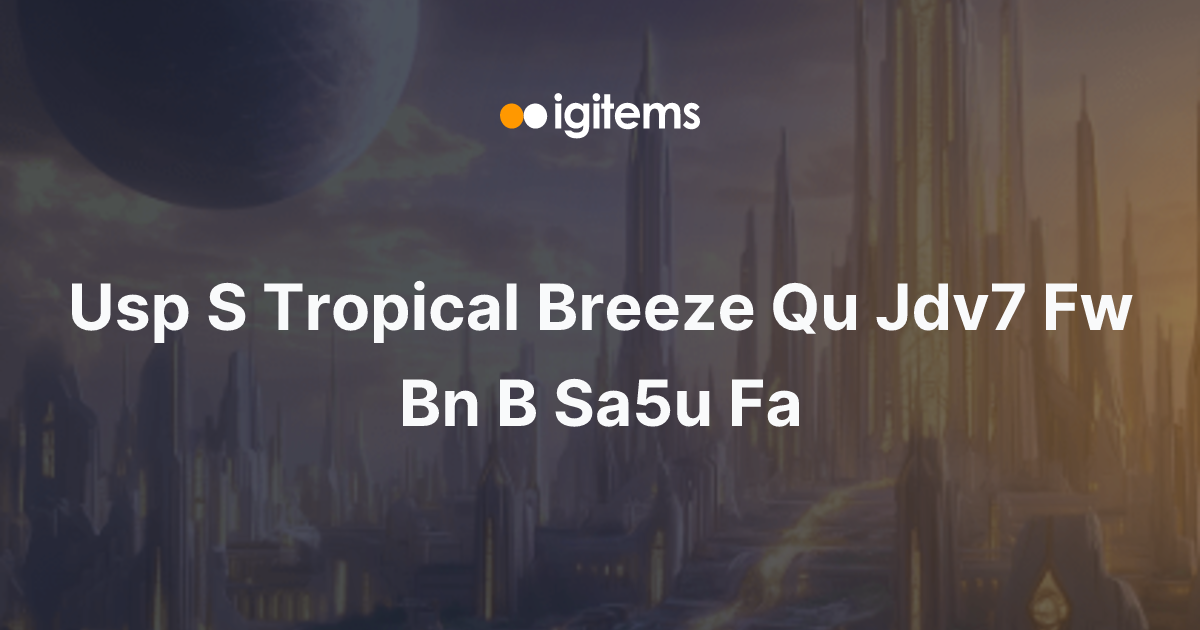 USP-S Tropical Breeze | igitems