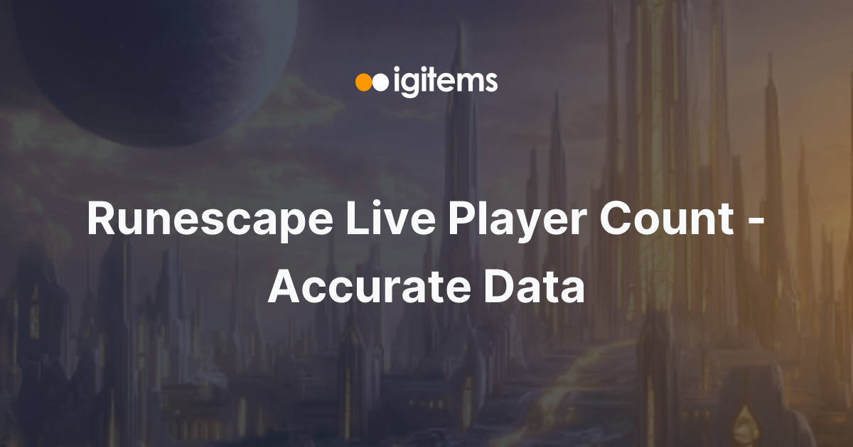 Runescape Live Player Count - Accurate Data