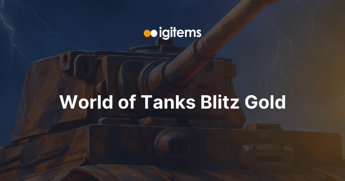 Buy WoT Blitz Gold - World of Tanks Blitz Gold Top-Up